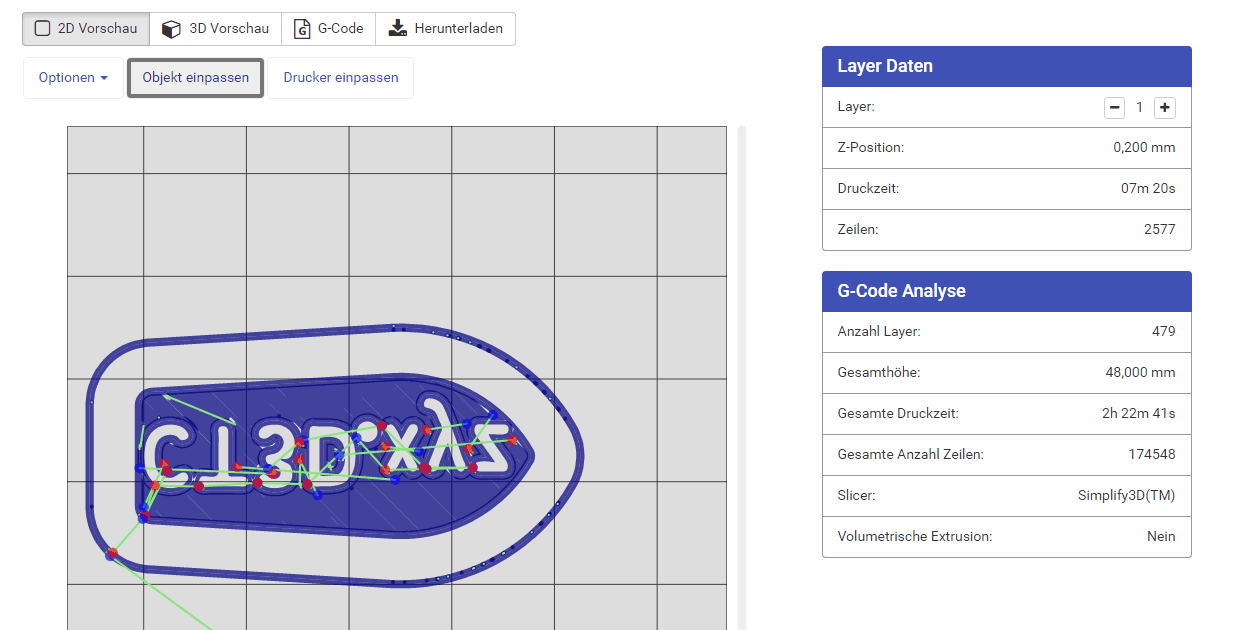 Repetier-Server auf der German Reprap 3DPrintbox – drucktipps3d.de