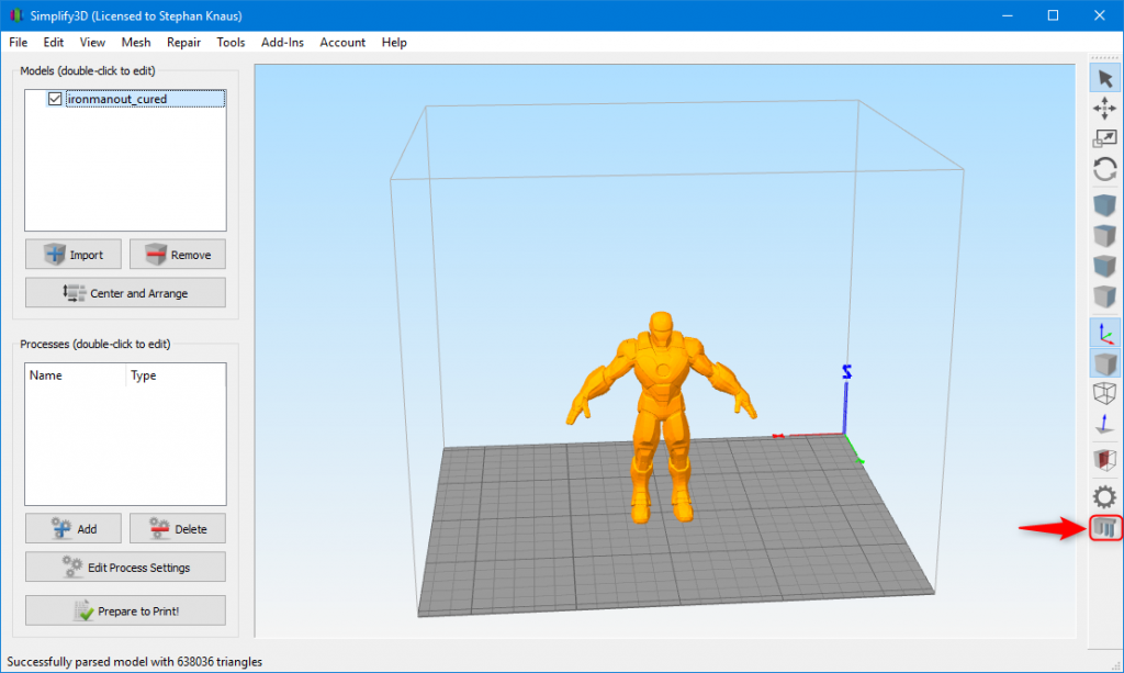 Support Optionen in Simplify3D – drucktipps3d.de
