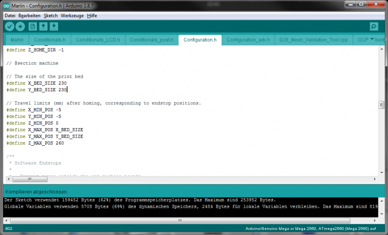Firmware, Marlin, Arduino, *.hex und hochladen…. – drucktipps3d.de